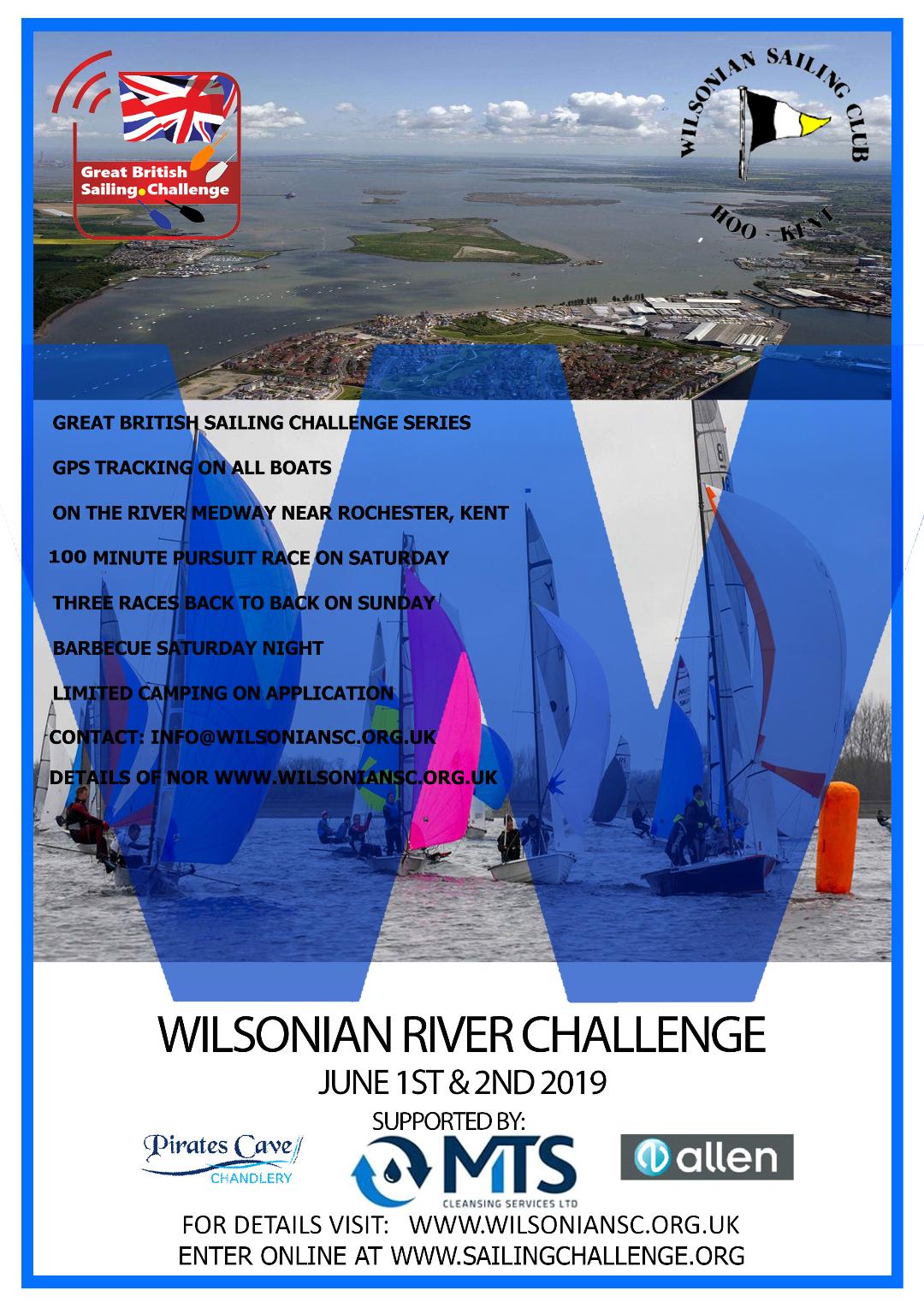 Wilsonian River Challenge, 1+2 June 2019 – Medway and Swale Boating ...