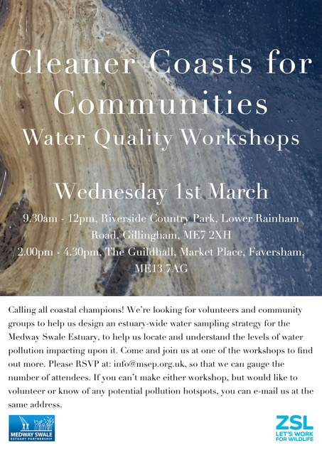 MSEP Water Quality Workshops, 1 March – Medway and Swale Boating ...